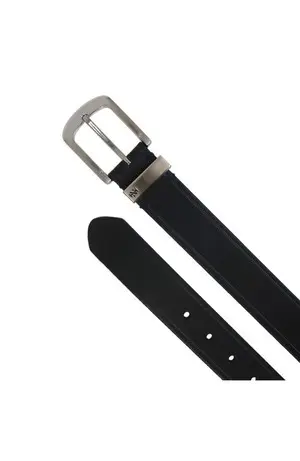IZOD Leather Jean Belt With Metal Keeper
