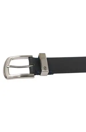 IZOD Leather Jean Belt With Metal Keeper