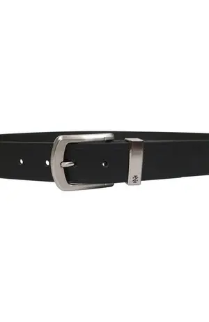IZOD Leather Jean Belt With Metal Keeper