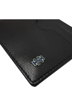 IZOD Genuine Leather Id Wallet With Epoxy Logo