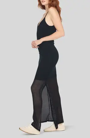 PROJECT SOCIAL T Paloma Mesh Mixed Maxi Dress