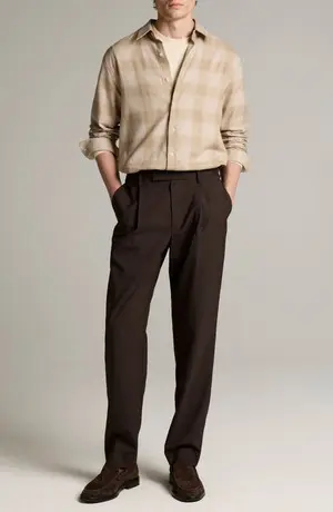 Vince Ballow Plaid Long Sleeve Button-up Shirt