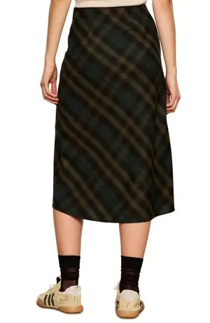 Sanctuary Favorite Plaid Slip Skirt