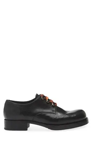 Prada Vitello Hammer 2 Plain Toe Derby