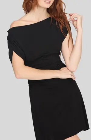 PROJECT SOCIAL T Violeta Asymmetrical Minidress