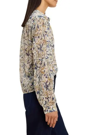 NIC+ZOE Bloomsbury Chiffon Button-up Shirt