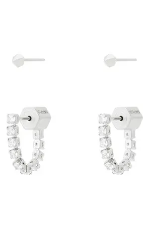 ALLSAINTS Studded Earrings Set - Crystal