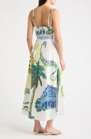 Lilly Pulitzer® Wendley Floral Print Sundress - Coconut