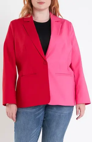 English Factory Colorblocked Blazer
