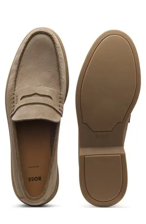 BOSS Sienne Penny Loafer - Medium Beige