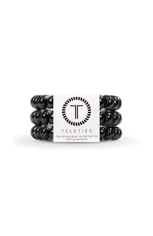 TELETIES Hair Ties - Jet Black