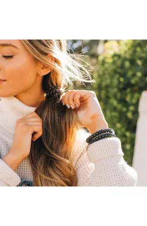TELETIES Hair Ties - Jet Black