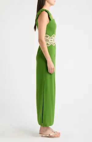 Lilly Pulitzer® Gracelin Lace Trim Column Dress - Oregano