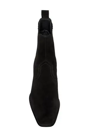 Paige Greta Leather Bootie - Black