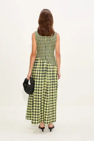 SIMONMILLER Laurel Poplin Midi Dress