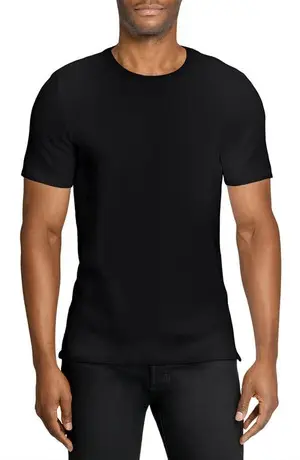 W.R.K Asher Slub Stretch Cotton & Modal T-shirt - Black