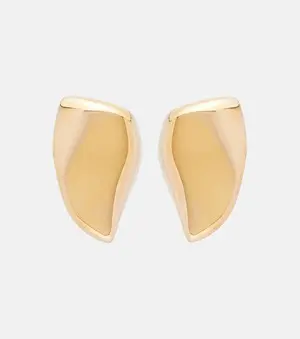 Bottega Veneta Prisma Small 18kt -plated Earrings - Gold
