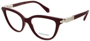 FERRAGAMO Sf2974 52 Demo Plastic Eyeglasses With Case - In Description