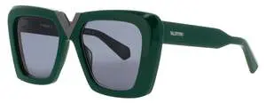 Valentino Garavani V-gold-ii-vls Sunglasses 53-18-145 Acetate/metal With Case - In Description