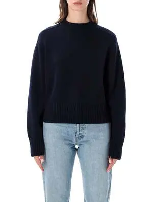 Extreme Cashmere Heavyweight Cashmere Crew-neck Mini Sweater