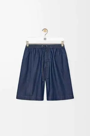 Loewe Denim Drawstring Shorts