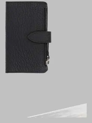MAISON MARGIELA Leather Zip-around Wallet - Black