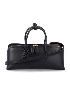 Alaïa Delta Mini Box Calfskin Handbag - Nero