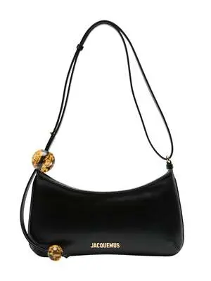 Jacquemus Mini Elegant Shoulder Handbag - Black