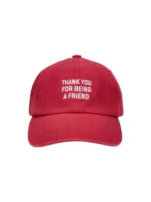 AMI Paris Cotton Hat - Red