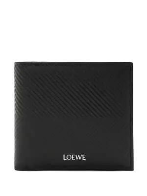 Loewe Graphic Bifold Coin Purse For - Black
