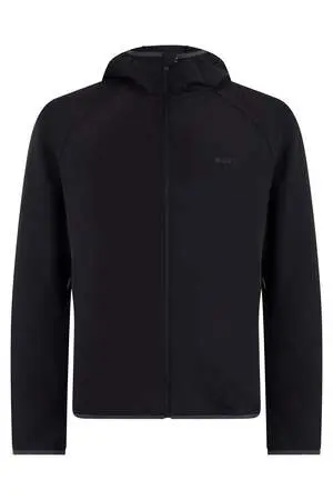 BOSS Waterproof Hooded Zip Technical Fabric Jacket