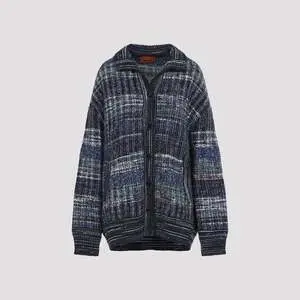 Missoni Caperdoni Maxi Wool Cardigan - Blue