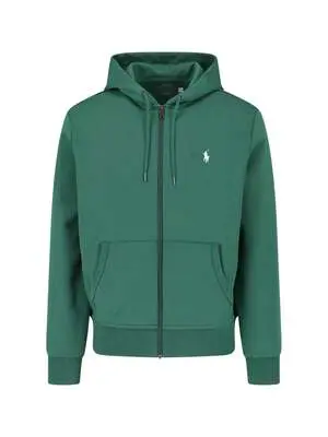 Polo Ralph Lauren Full-zip Embroidered Hoodie - Green