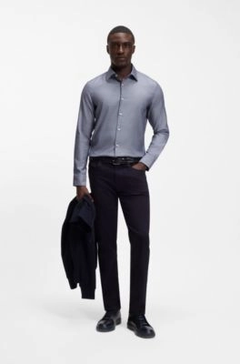 BOSS Slim-fit Shirt In A Cotton Blend