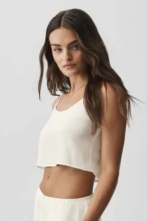 ALO Semi-sheer Golden Hour Tank Top