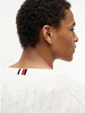 Tommy Hilfiger Cable Knit Crewneck Sweater