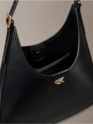 Calvin Klein Monogram Hardware Shoulder Bag