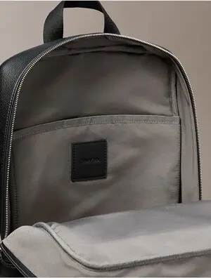 Calvin Klein Raised Logo Structured Backpack