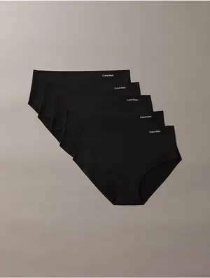 Calvin Klein Invisibles Microfiber Stretch 5-pack Hipster - Black