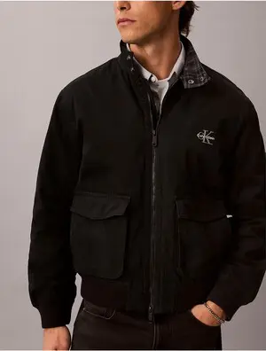 Calvin Klein Cotton Flannel Lined Jacket