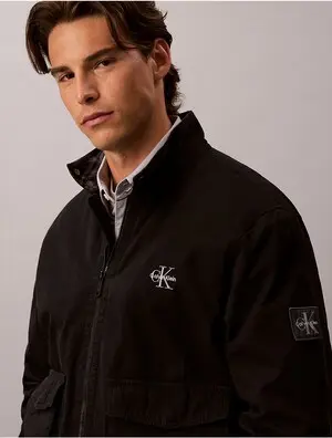 Calvin Klein Cotton Flannel Lined Jacket