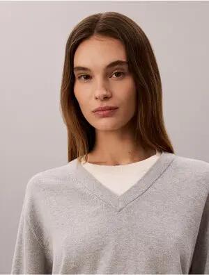 Calvin Klein Dual Layer Relaxed Sweater