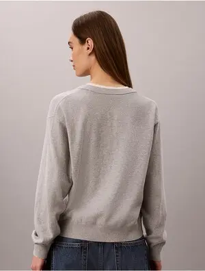 Calvin Klein Dual Layer Relaxed Sweater