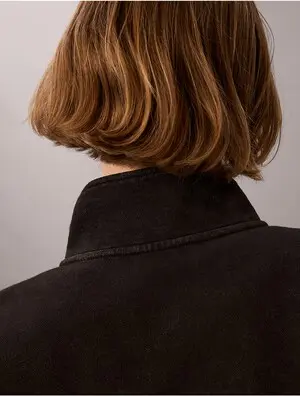 Calvin Klein French Terry Zip Sweatshirt - Black