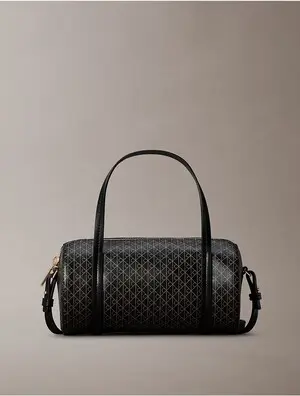 Calvin Klein Silver Tone Travel Bags For Women