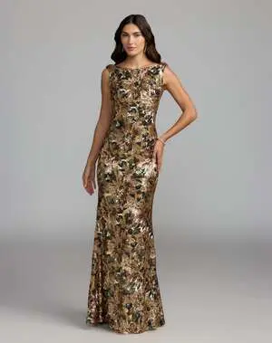 Floral Sequin Gowns