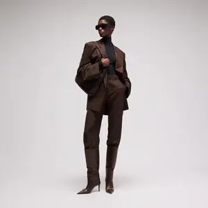 Gucci Leather Knee High Boots With Horsebit Detail