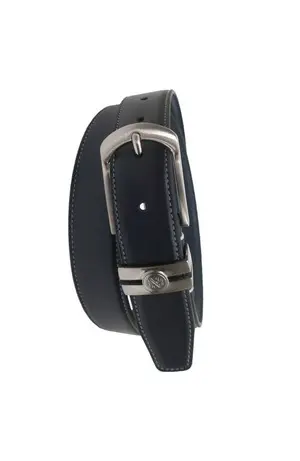 IZOD Golf Stretch Comfort Leather Belt With Metal Keeper