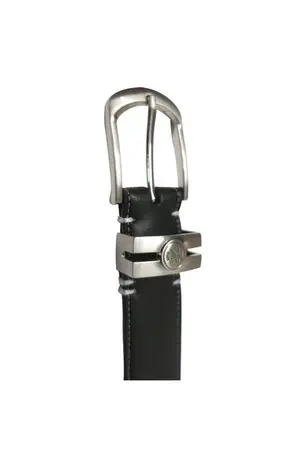 IZOD Golf Stretch Comfort Leather Belt With Metal Keeper