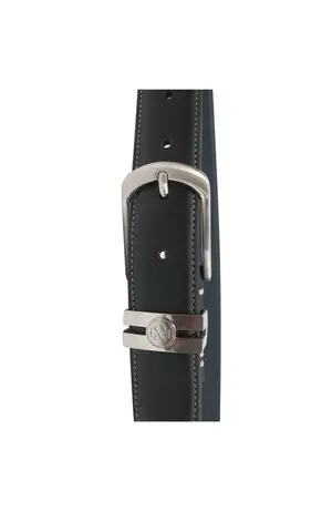 IZOD Golf Stretch Comfort Leather Belt With Metal Keeper